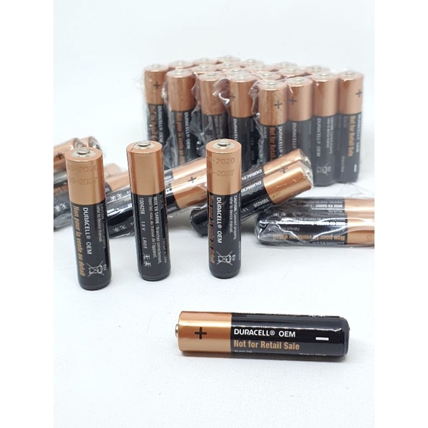 Jual batu battery Baterai Batre DURACELL AAA Alkaline bukan ABC ...