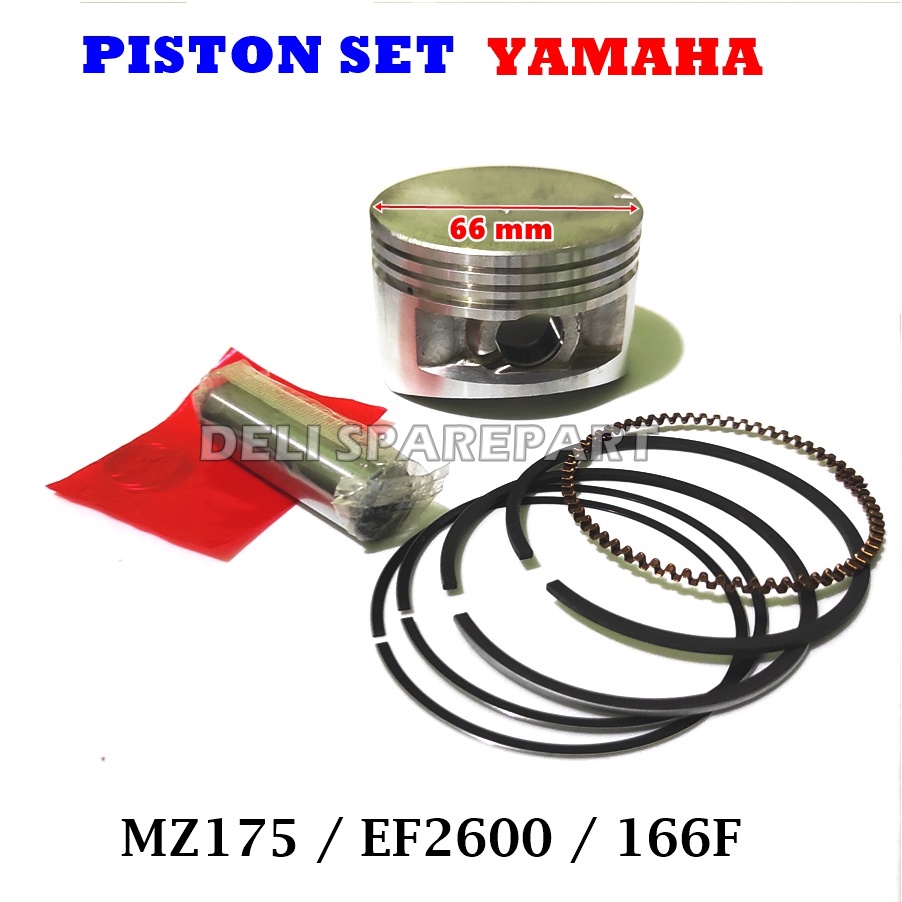 Jual Piston Seher Ring Pen Komplit Mesin Yamaha Genset Mz175 EF2600 166f | Shopee Indonesia