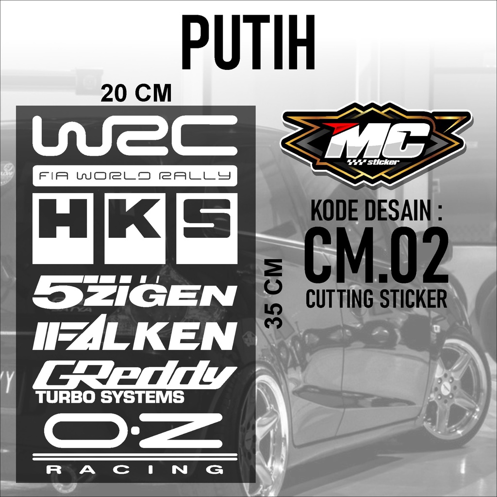 Jual MC Cutting Sticker CM 02 - Aksesoris Mobil Stiker Cutting Sticker ...