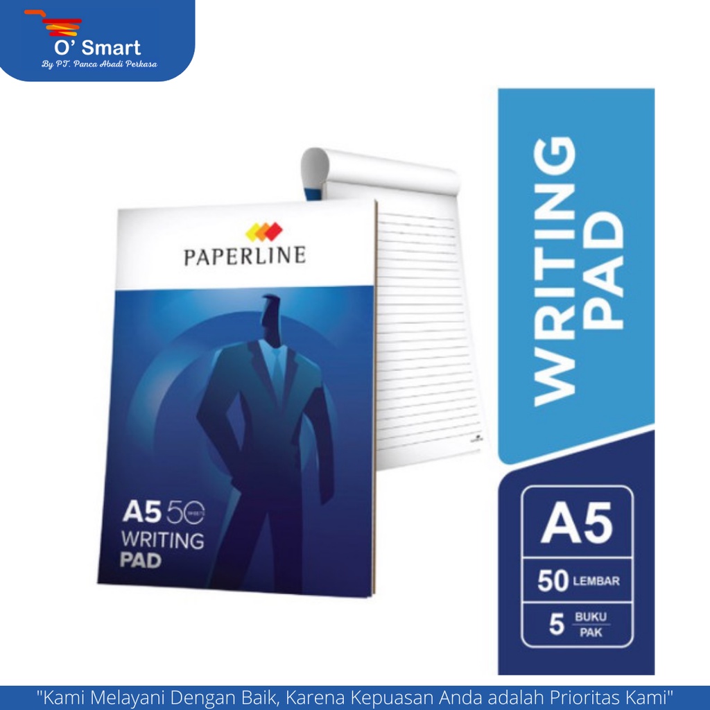 Jual PAPERLINE Block Note A5 isi 50 Lembar / Notes A5 | Shopee Indonesia