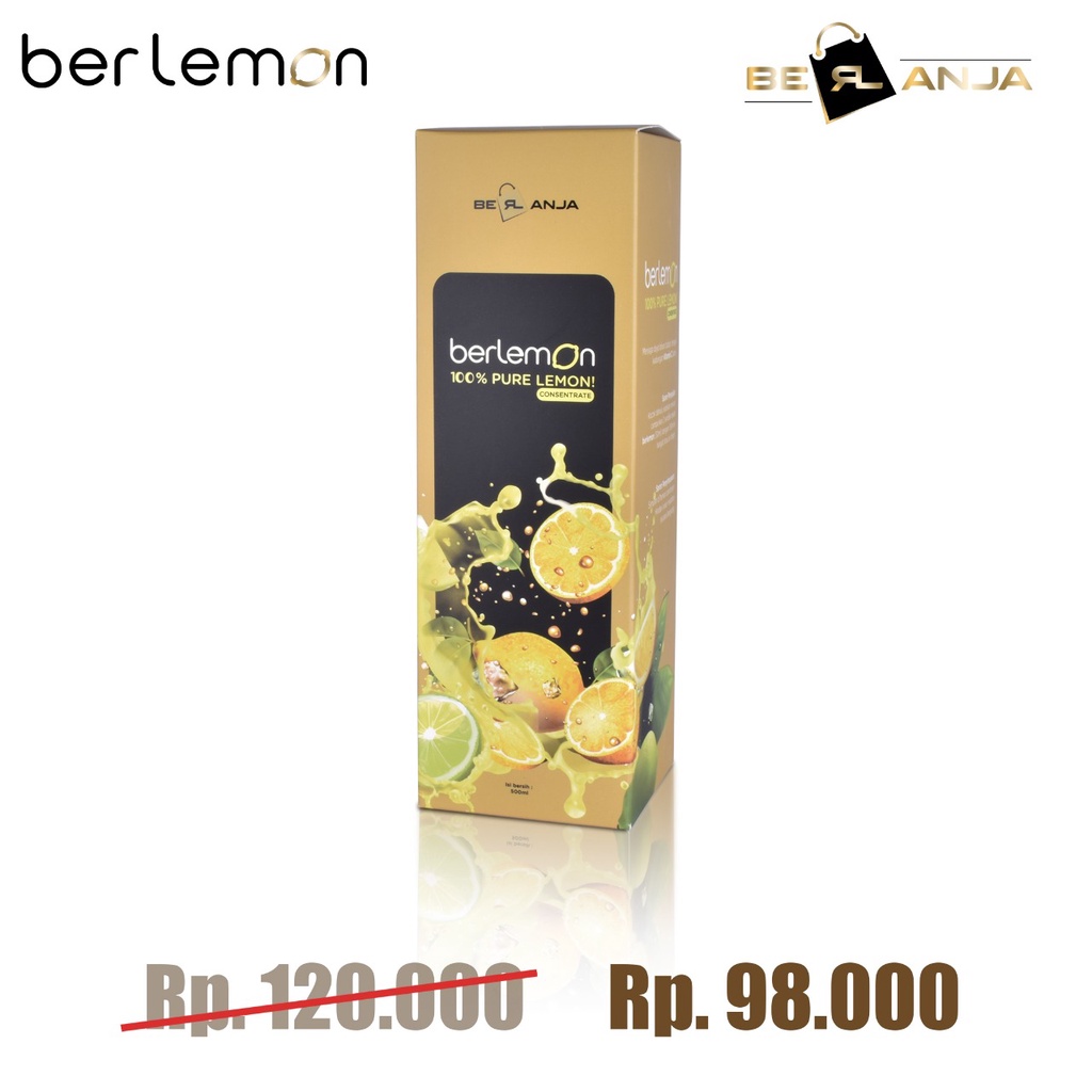 Jual BERLEMON BY BERLANJA, SARI LEMON MURNI, AIR LEMON BERL 500ML ...