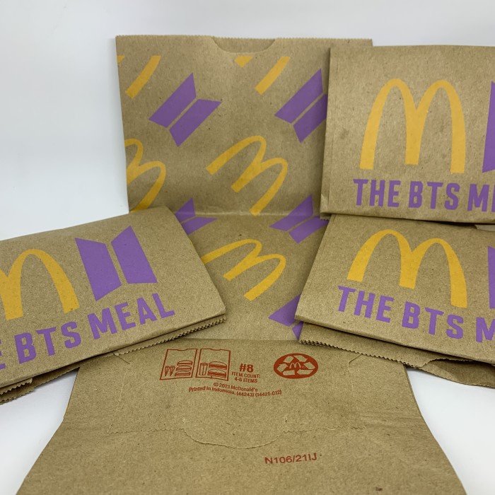 Jual MCDONALD'S MCD X BTS MEAL PACKAGING ONLY TERMURAH | Shopee Indonesia