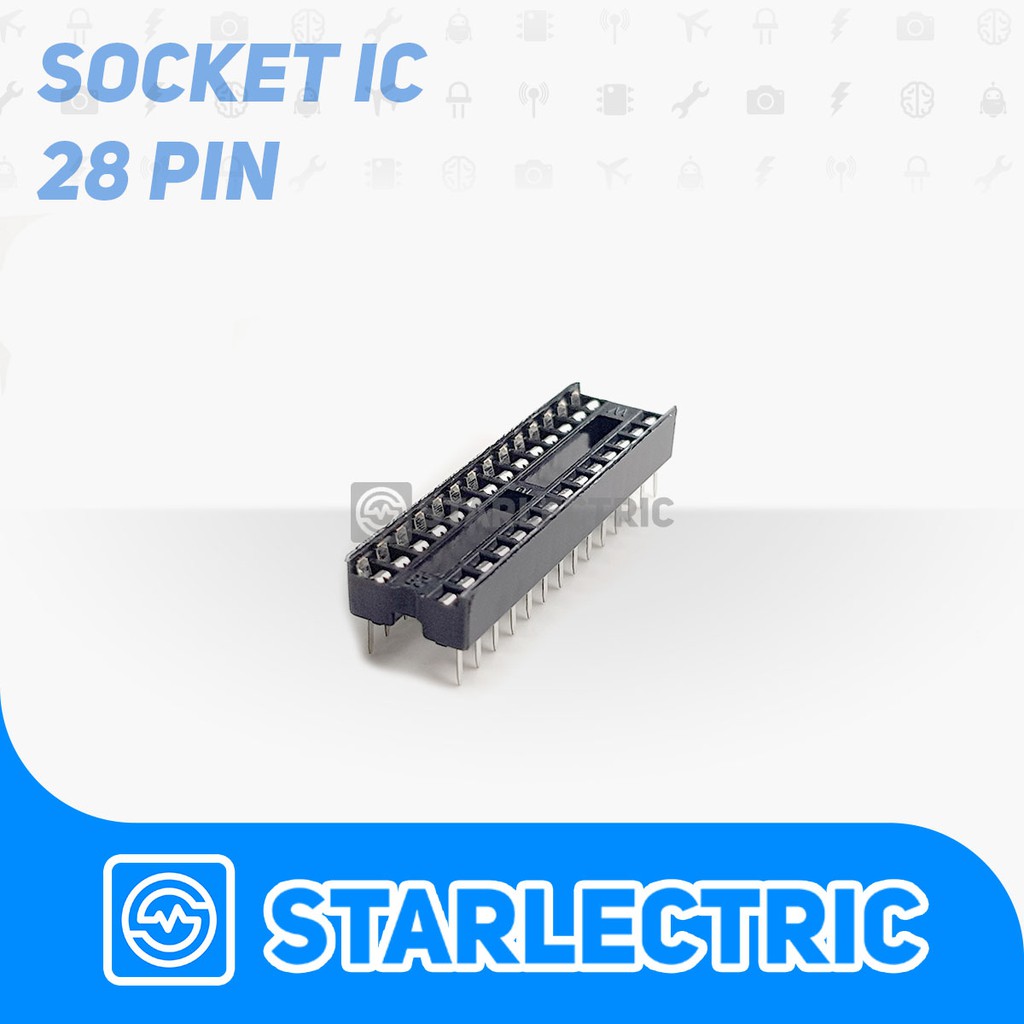 Jual IC Socket 28 Pin DIP-28 DIP 28 | Shopee Indonesia
