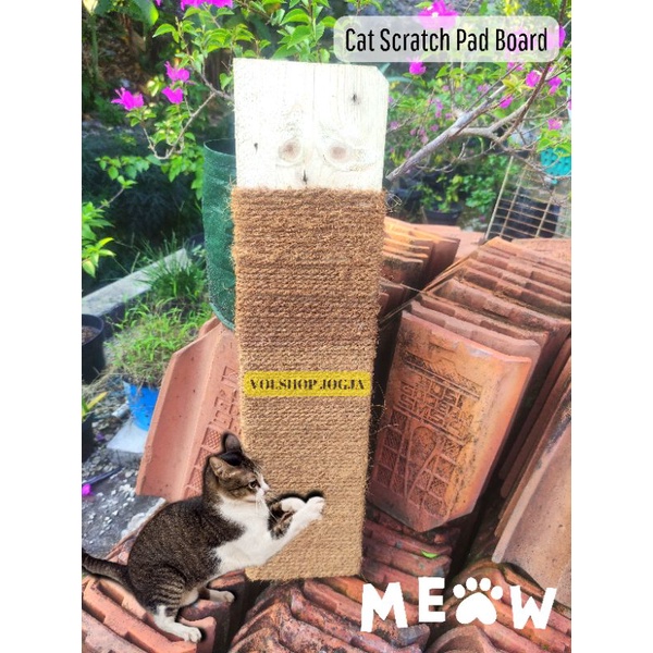 Jual PAPAN GARUKAN KUCING CAT SCRATCHER PAD BOARD 60X15CM TALI SABUT ...