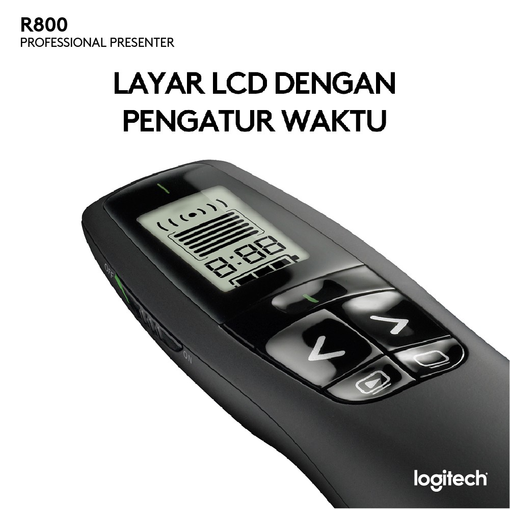 Jual Logitech R800 Profesional Pointer Presenter Green Light Laser ...