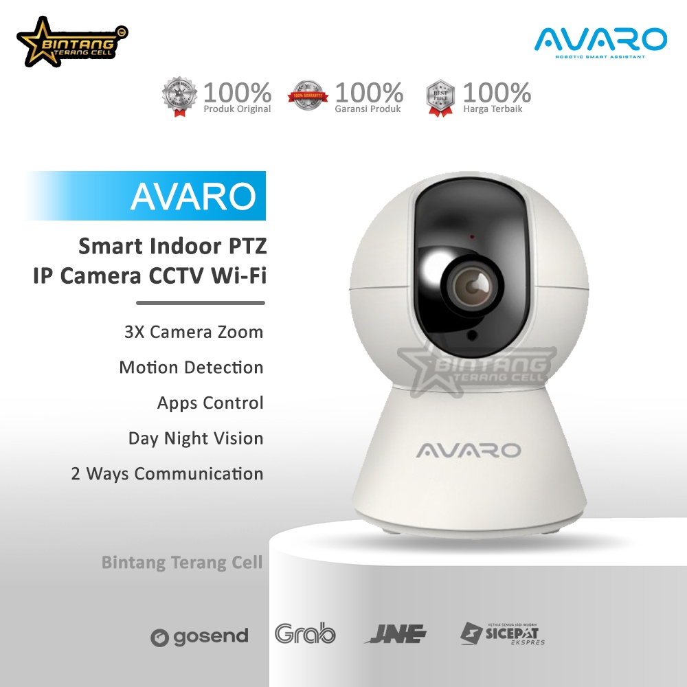 Jual AVARO Smart Indoor PTZ IP Camera CCTV Wifi IoT Home Automation | Shopee Indonesia