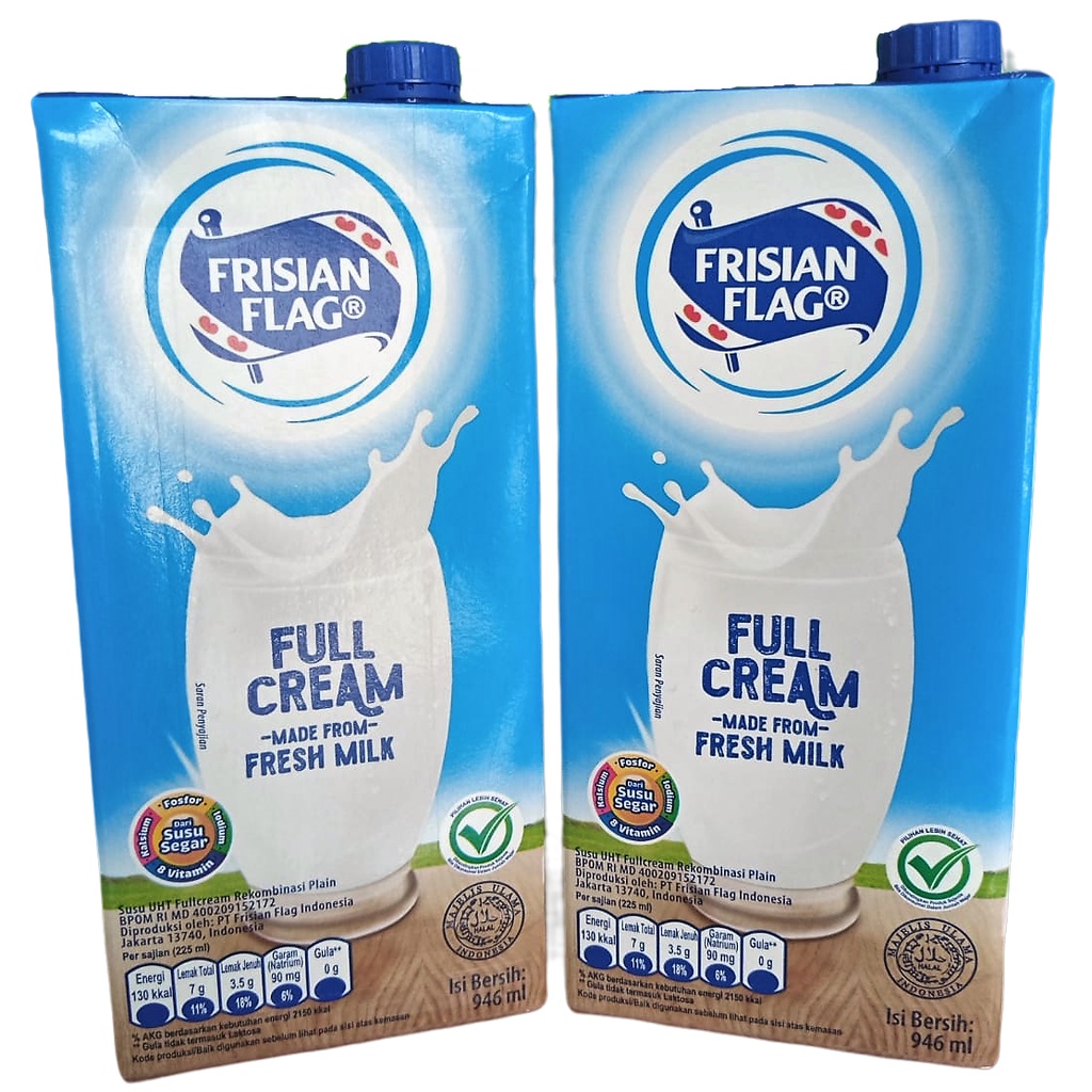 Jual FF Full Cream 946ml Frisian Flag Susu UHT Purefarm | Shopee Indonesia