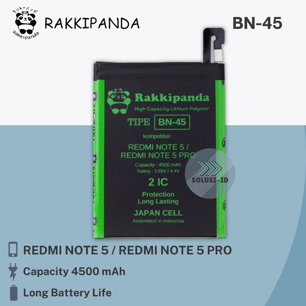 Jual Rakkipanda Baterai Xiaomi Redmi Note 5 / Redmi Note 5 Pro - Batre ...