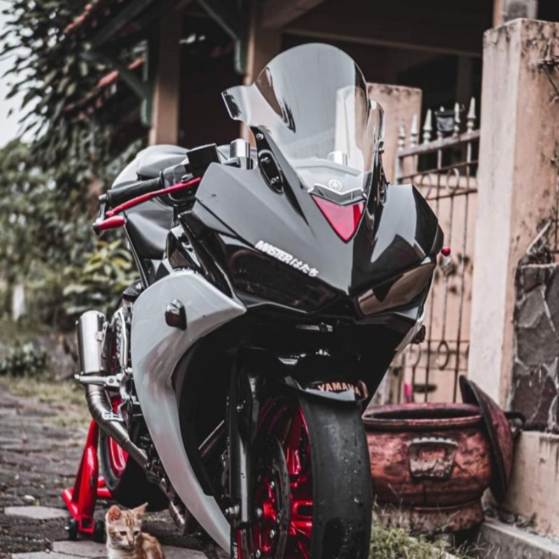 Jual Windshield R25 old zero & MRA Visor r25 not zero gravity | Shopee ...