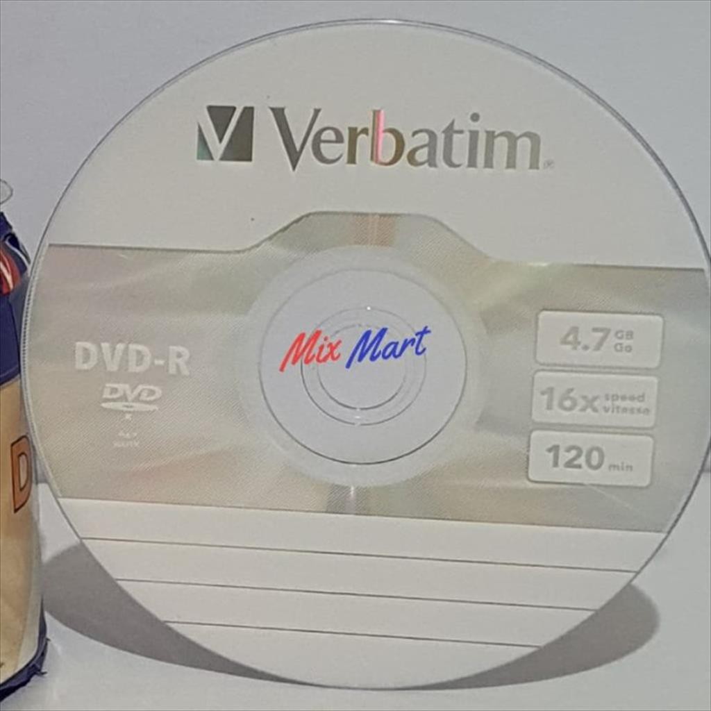 Jual DVD-R Verbatim Blank Kosong 4.7 GB satuan ketengan | Shopee Indonesia