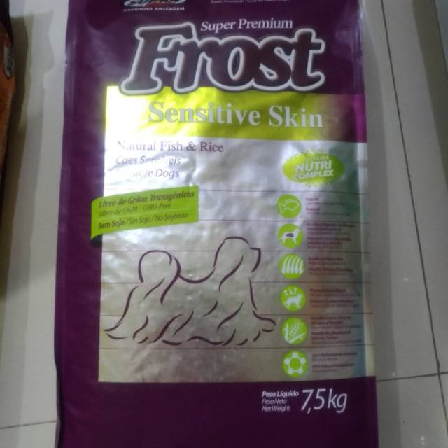 Jual frost dog food sensitive skin 10.1kg super premium khusus grab ...