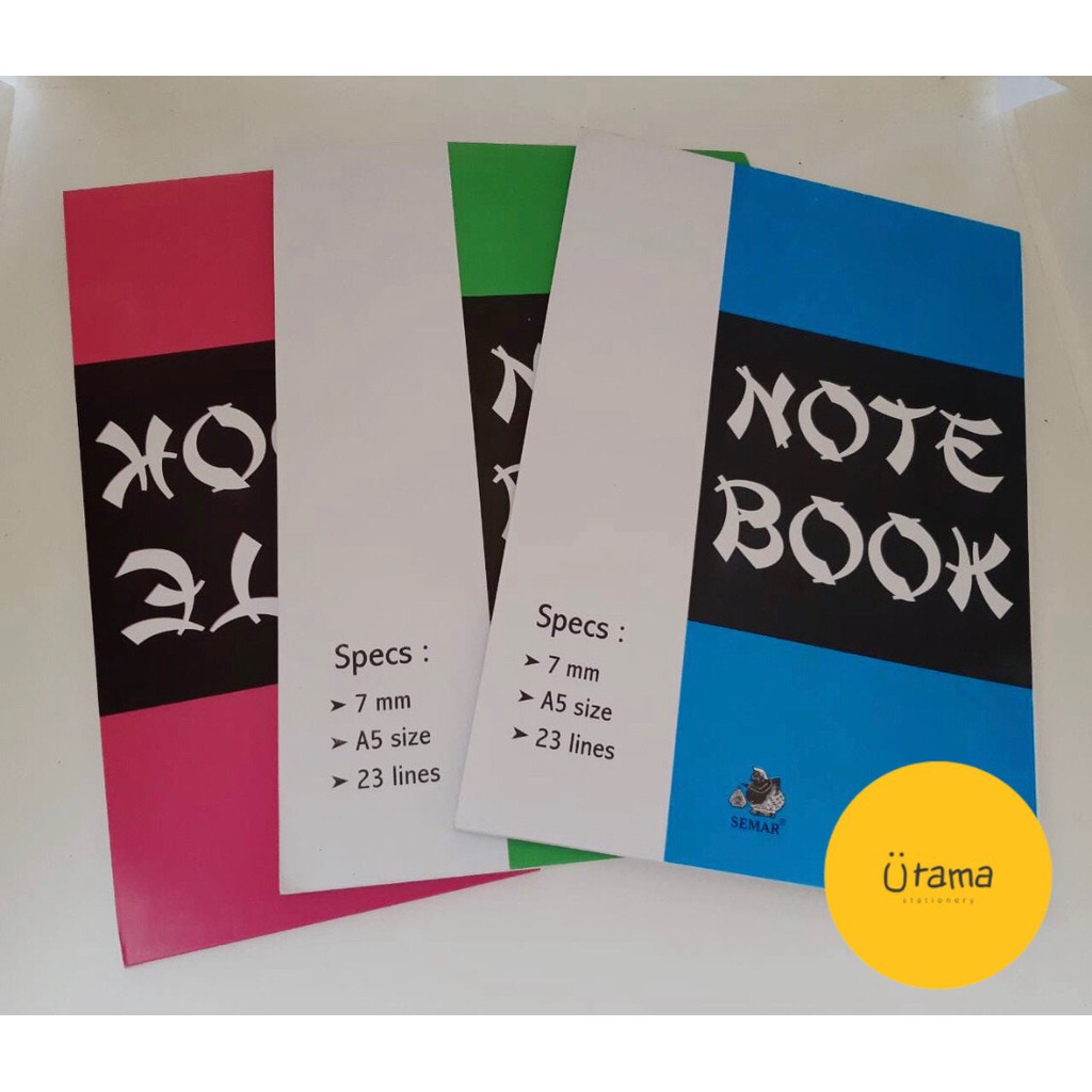 Jual Block Note // Notes // Note // Notebook SEMAR BERGARIS A5 (Grosir ...