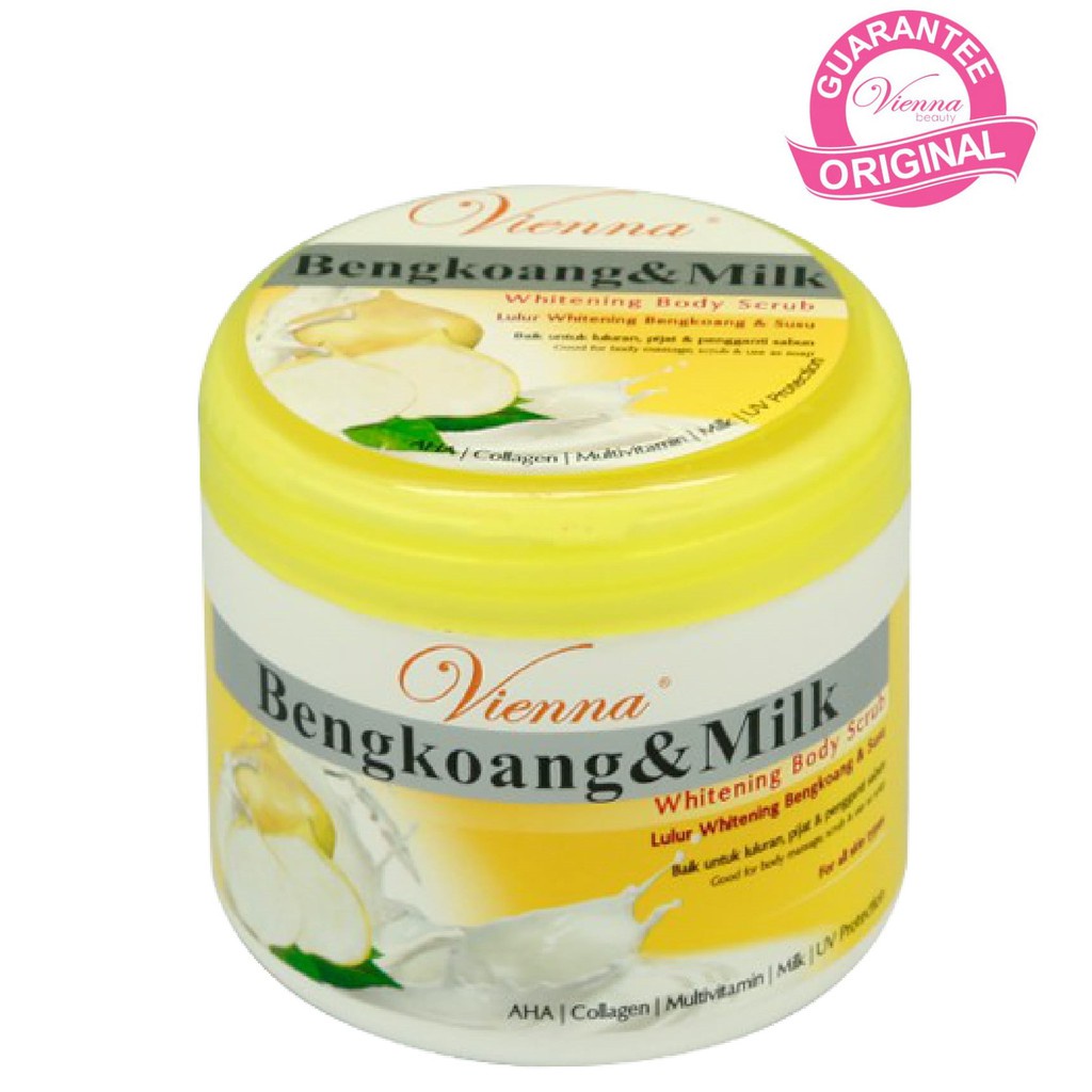 Jual Vienna Body Scrub 250gr - Goat's Milk / Cow's Milk / Bengkoang's ...