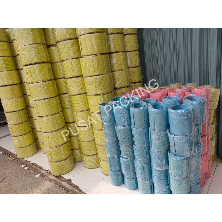 Jual Tali Strapping Straping Band 2kg/Tali PP Packing Manual/Tali Klem ...