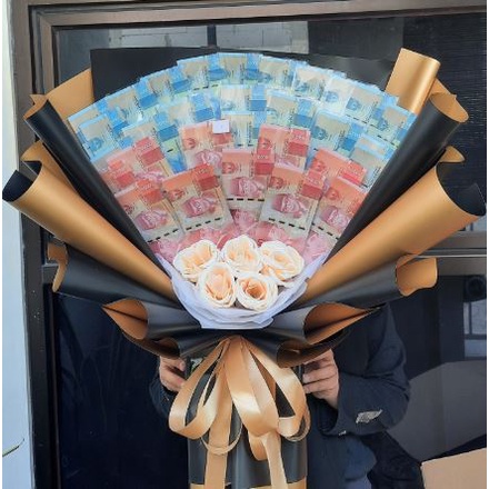 Jual Buket Uang ukuran Large isi 1,2jt-4jt/ Buket 30 lembar/ Money ...