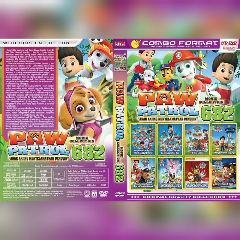 Jual Kaset Film Kartun Animasi PAW PATROL 684 /683 / 682 / 681 | Shopee Indonesia