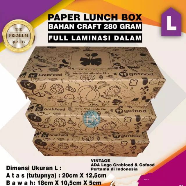 Jual PAPER LUNCH MOTIF M DAN L | Shopee Indonesia