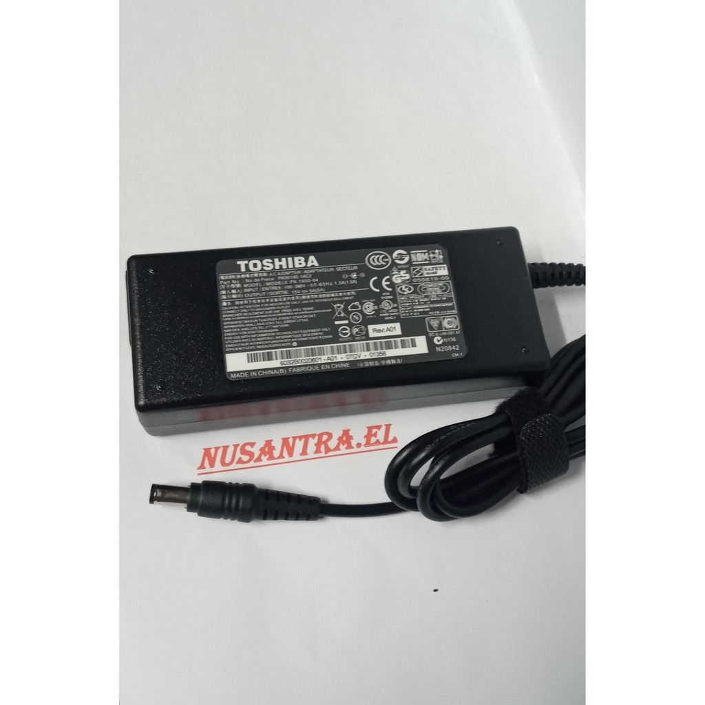 Jual Adaptor Charger Laptop Toshiba 3500, 4000, 4000 M100 M200 M400 S100 A105 A1 A2, 15V 5A ...