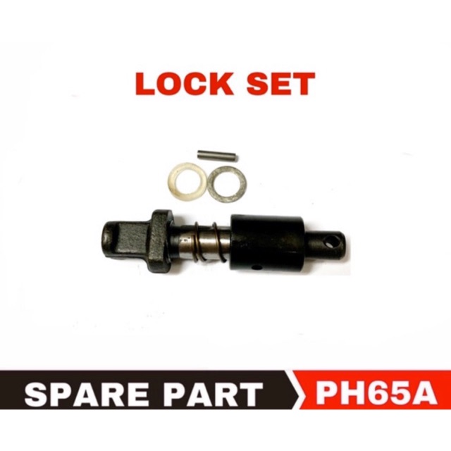 Jual Spare part PH65A PH 65A lock set fix pin set for mesin jack hammer ...