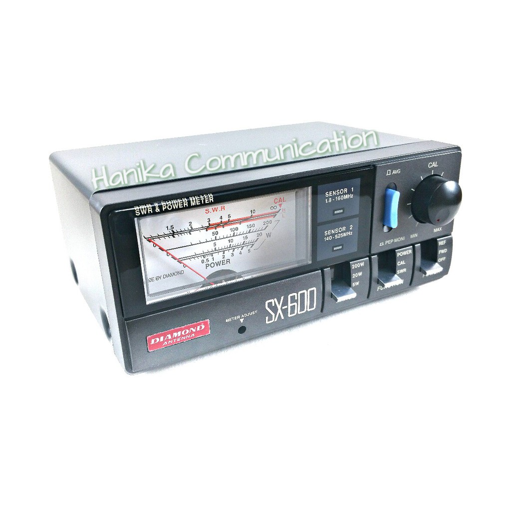 Jual Diamond Antenna SX-600 SWR Power Meter SX600 HT Kabel Frekuensi ...