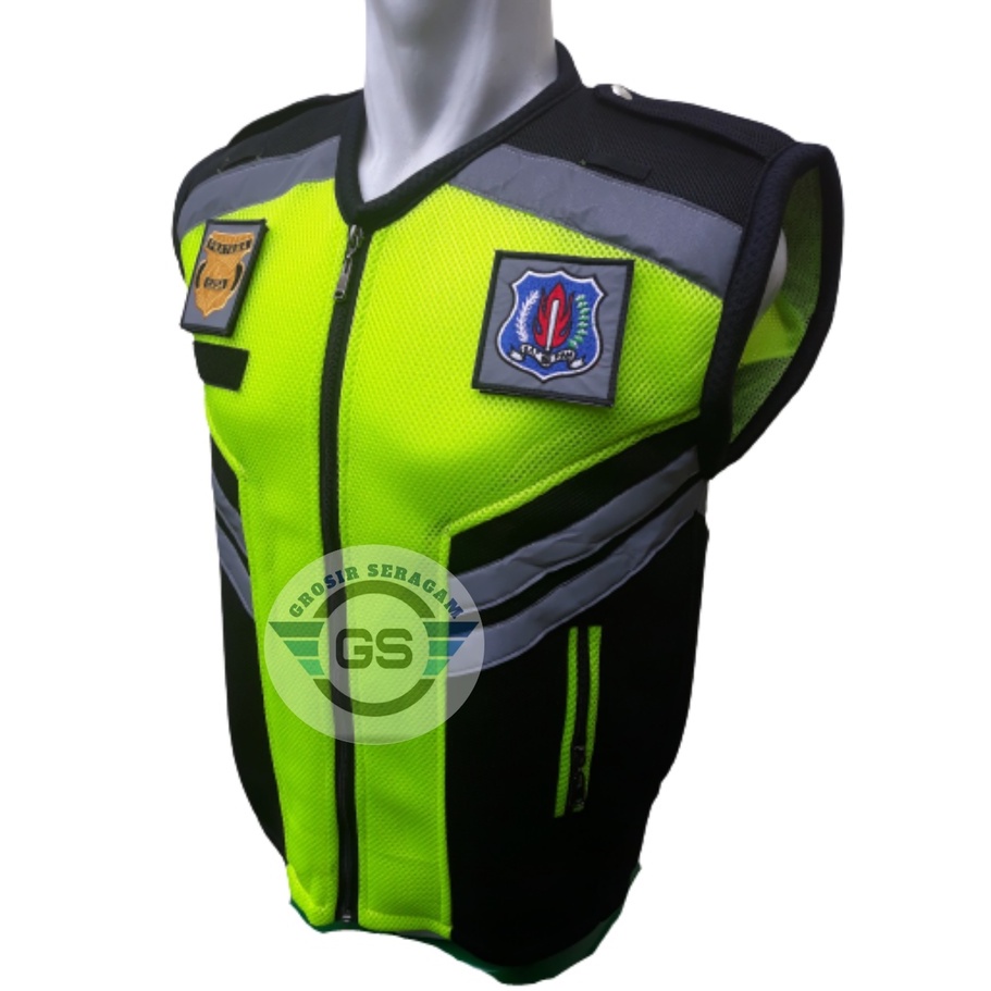 Jual Rompi Satpam Mesh Tebal Terbaru / Rompi Security Dobel Mesh Baru ...