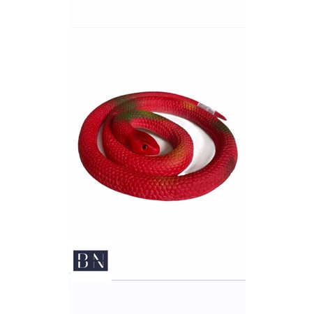 Jual MAINAN ANAK ULAR ULARAN KARET WARNA MERAH PANJANG 75cm | Shopee ...