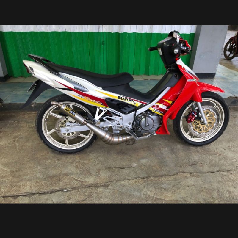 Jual knalpot rcb stainless suzuki satria 2 tak satria lumba satria hiu ...