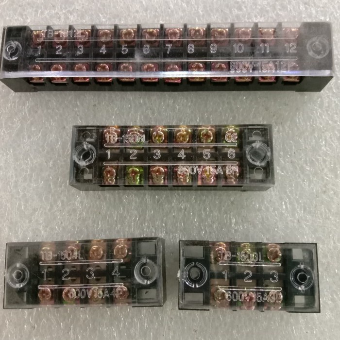 Jual Terminal Blok 1512 / TB 15A 12 Pole | Shopee Indonesia