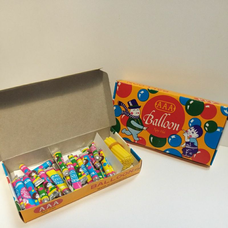 Jual Mainan Balon Tiup AAA isi 32pcs | Shopee Indonesia