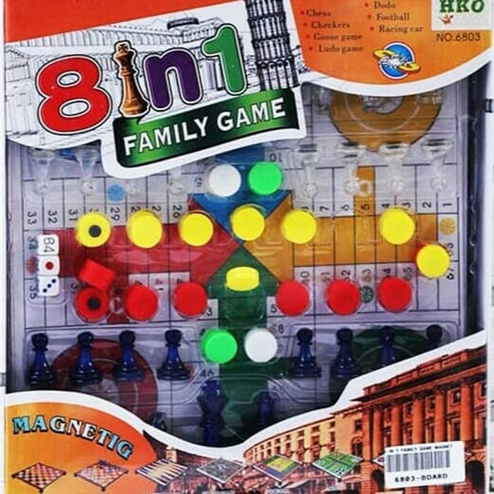 Jual 8 IN 1 FAMILY BOARD GAMES | Shopee Indonesia