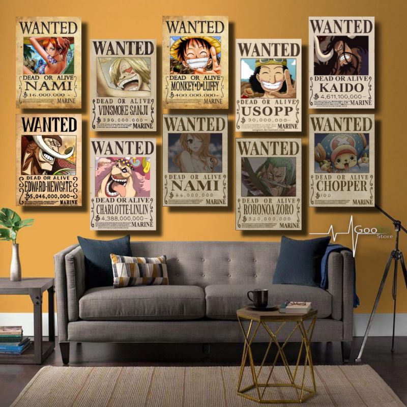 Jual POSTER ONE PIECE SERIES WALLPOSTER ANIME ISI 10 PCS | Shopee Indonesia