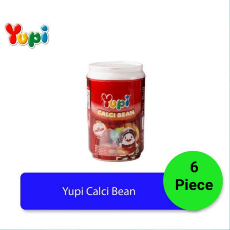 Jual Permen Yupi Calci Bean Bottle 70gr isi per Box 6 pcs | Shopee ...