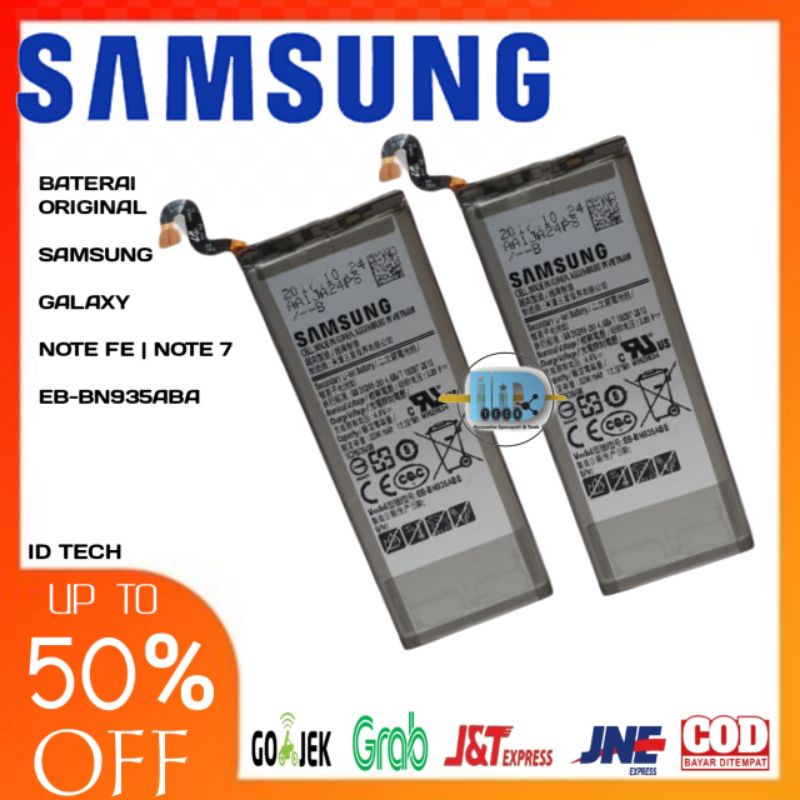 Jual Battery Batre Baterai Samsung Note 7 Samsung Note FE N930 N930F ...