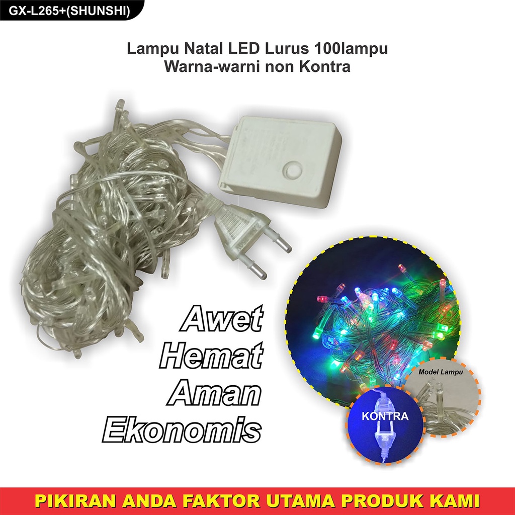 Jual LAMPU LED NATAL 100 LAMPU L265 RGB LAMPU TUMBLR LAMPU HIAS POHON ...