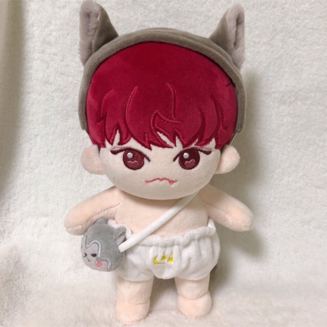 Jual Woojin wolves doll by:awoowolves red hair 20cm | Shopee Indonesia