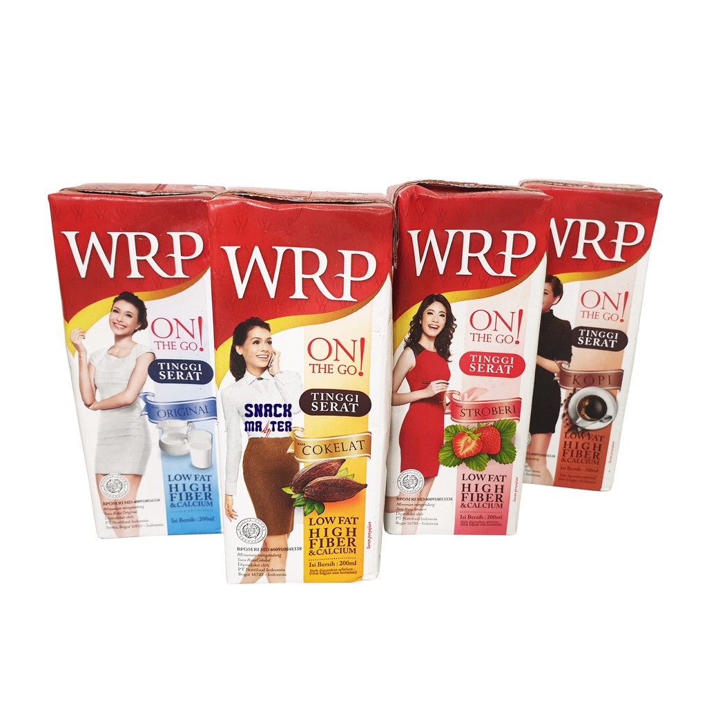 Jual WRP On The Go Low Fat High Fiber&Calcium - Netto 200ml | Shopee ...