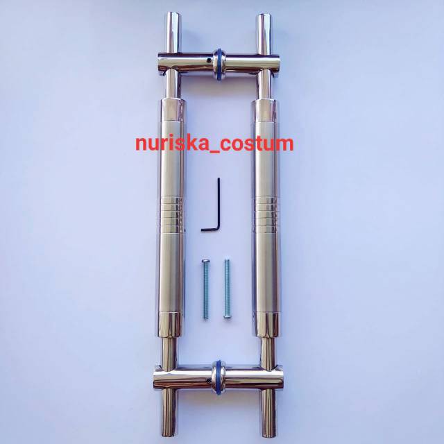 Jual Handle pintu kaca tarikan pintu rumah baut tembus stainless anti ...