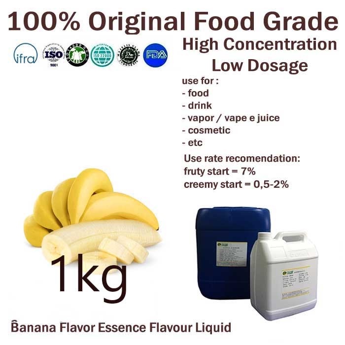 Jual Esen Banana Flavour Aroma Pisang Flavor E Liquid Banana Essence ...