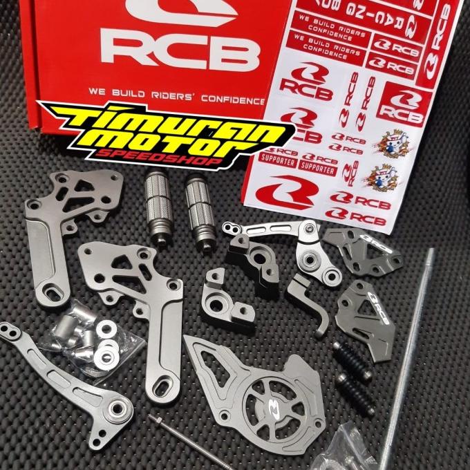 Jual FOOTSTEP UNDERBONE RCB S2 V2 MX KING SILVER | Shopee Indonesia