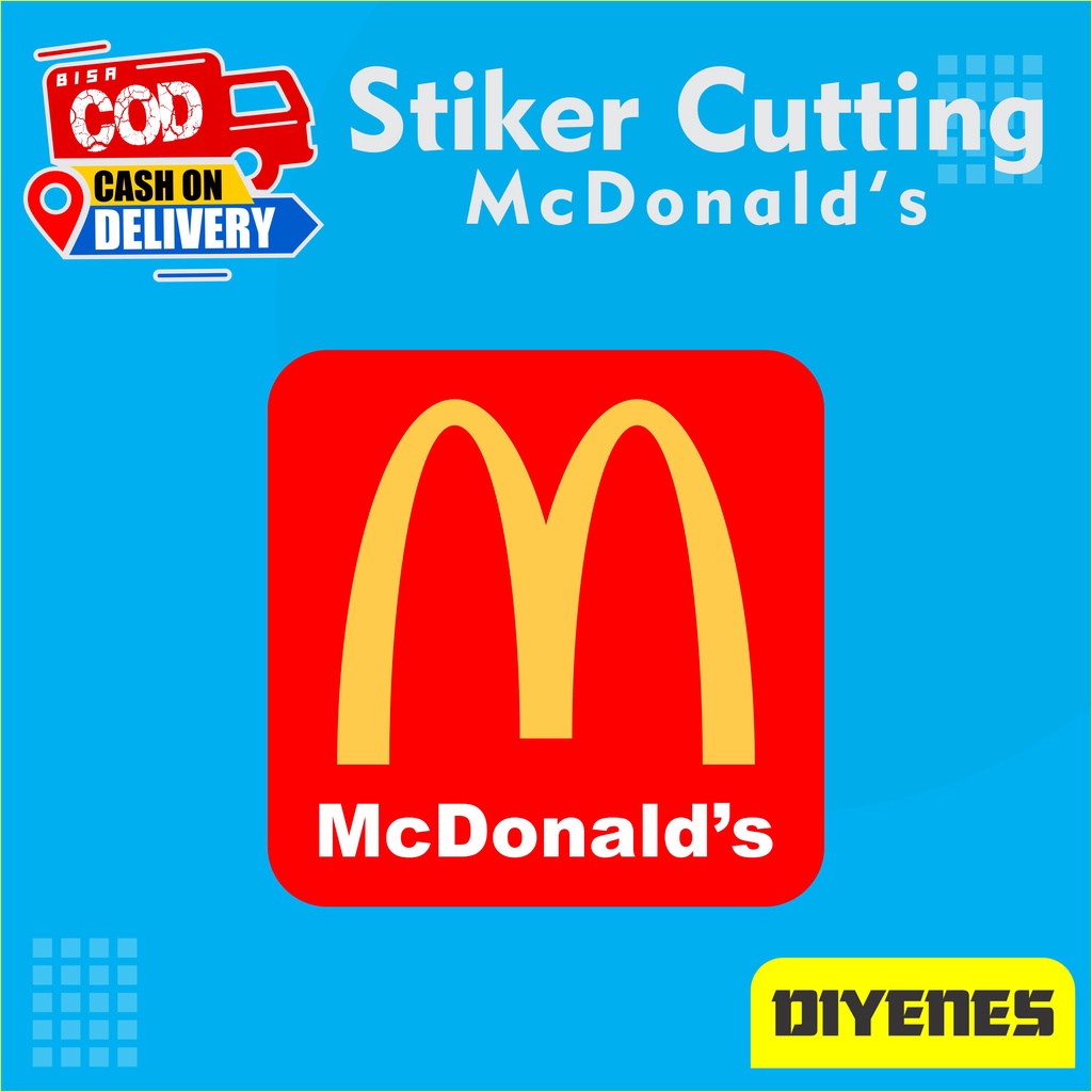 Jual Sticker McDonalds, Sticker Cutting, Sticker Menyala | Shopee Indonesia