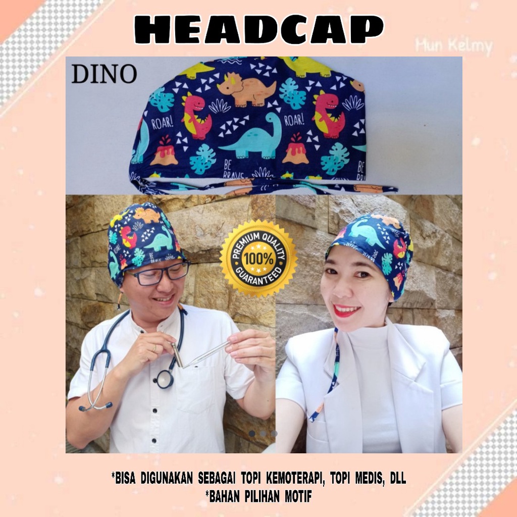 Jual PROMO HAIRCP HEADCAP PELINDUNG KEPALA| TOPI OPERASI | TOPI ...