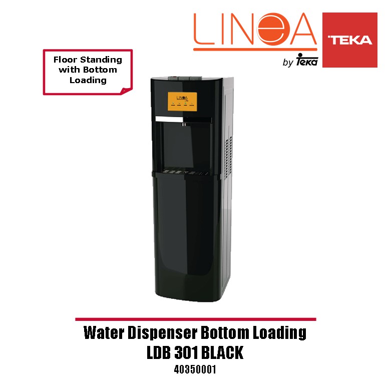 Jual Linea by Teka Water Dispenser LDB 301 Black Bottom Loading ...