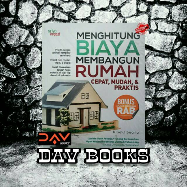 Jual Buku Menghitung Biaya Membangun Rumah Cepat Mudah And Praktis