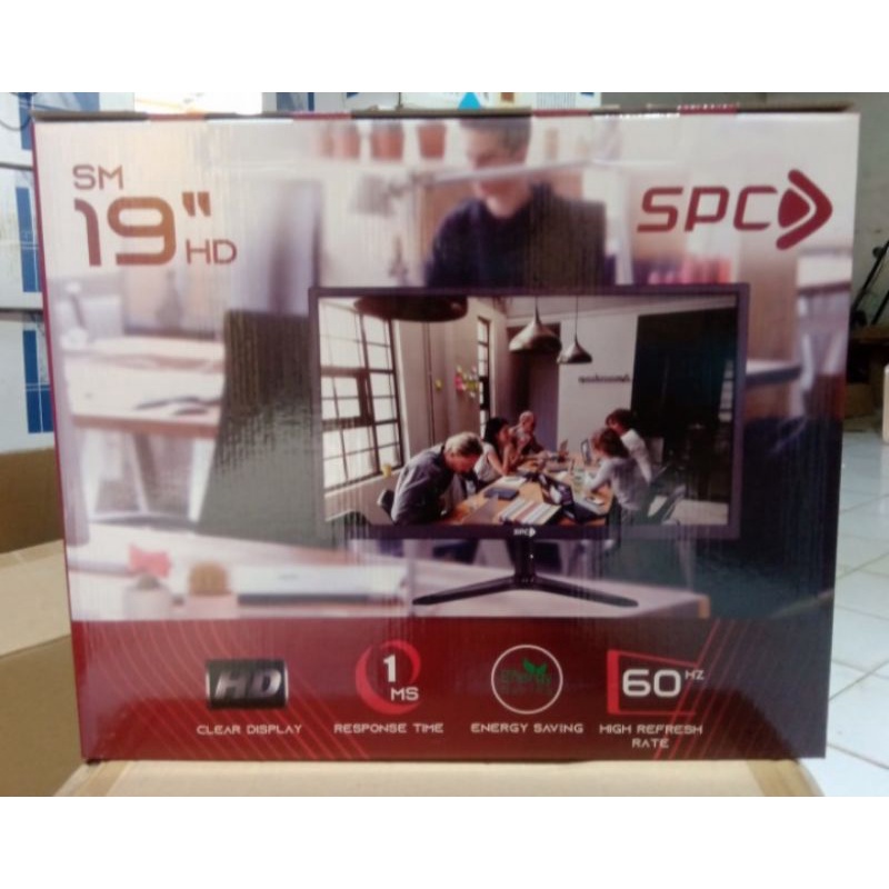 Jual MONITOR LED SPC 19" 60Hz (VGA & HDMI) | Shopee Indonesia