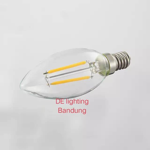 Jual Bohlam lampu led edison / candle led edison lamp 2 watt E14 ...