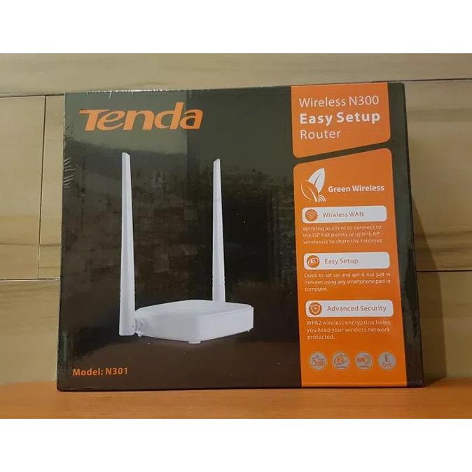 Jual Tenda N301 3 in 1 Wireless ROUTER+Access Point+EXTENDER WIFI 301 ...