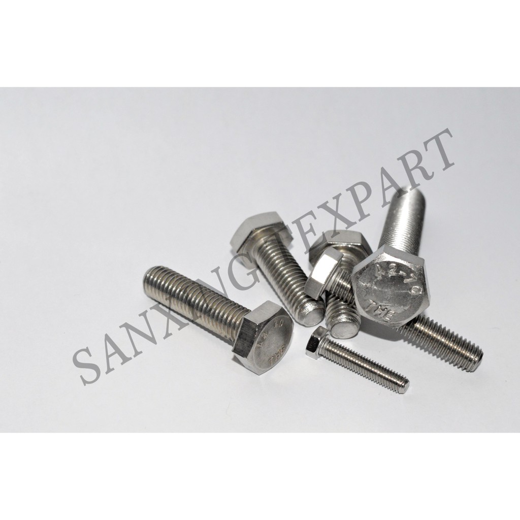 Jual BAUT STAINLESS HEX M8 X 20 THE TAIWAN | Shopee Indonesia