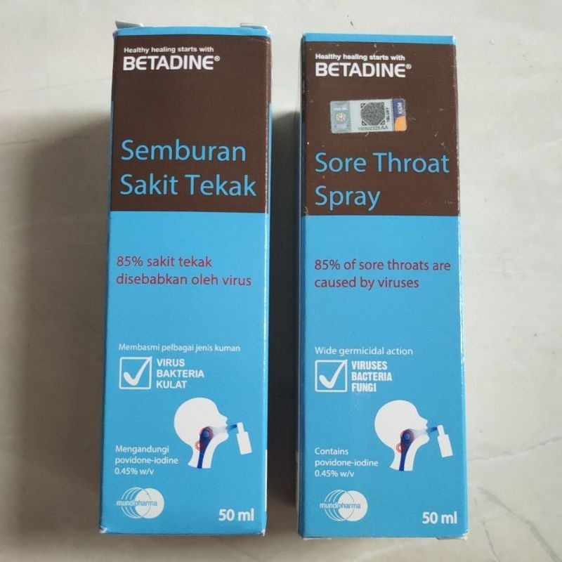 Jual Obat Batuk Spray Betadine Sore Throat Spray MALAYSIA READY (Exp ...