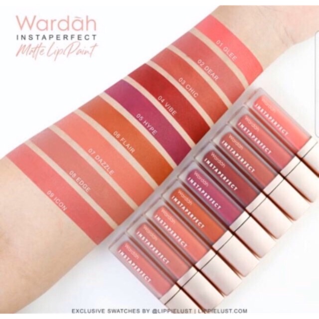 Jual Wardah Instaperfect Matte Paint ( 4 Shade terbaru 06,07,08,09 ...