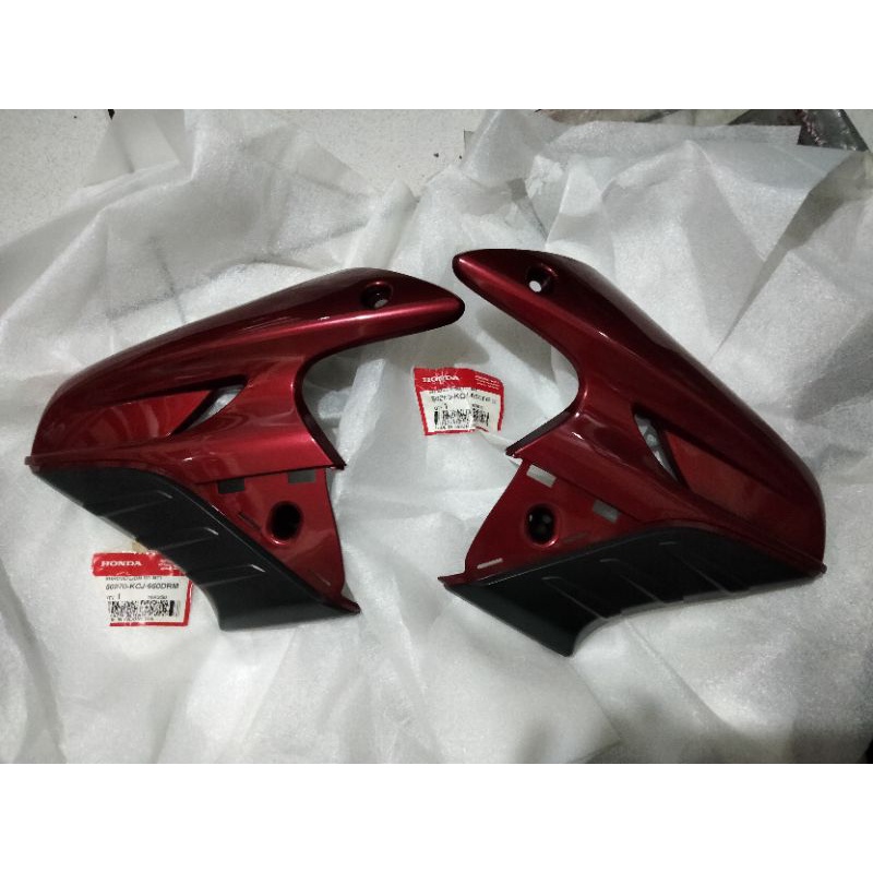 Jual cover sayap tangki kiri kanan Tiger Revo merah original | Shopee ...